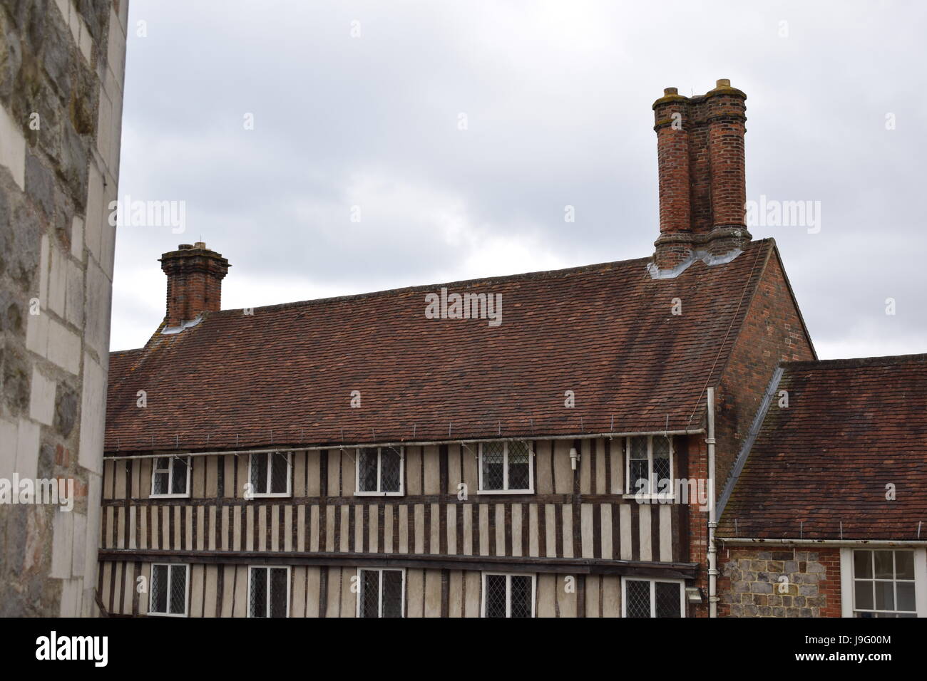 Farnham Castle Keep 0003 Stock Photo - Alamy