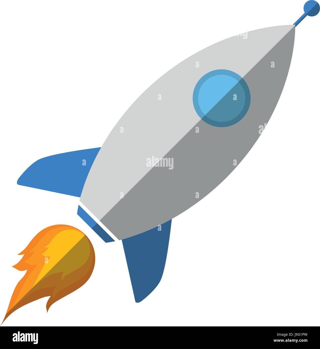 Space rocket icon Stock Vector Image & Art - Alamy