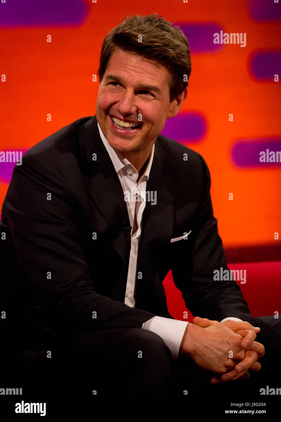 Tom Cruise during the filming of the Graham Norton Show at the London ...