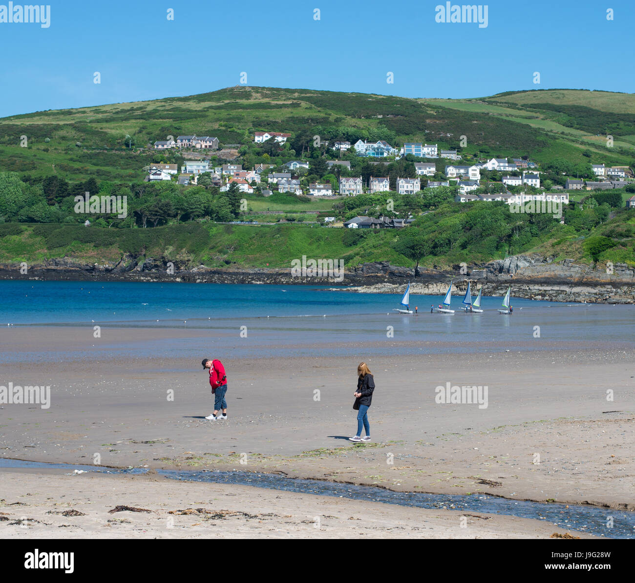 Port Erin beach on a sunny day Stock Photo - Alamy