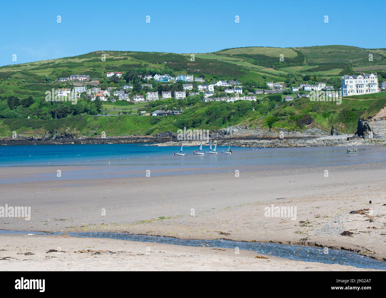 Port Erin beach on a sunny day Stock Photo - Alamy
