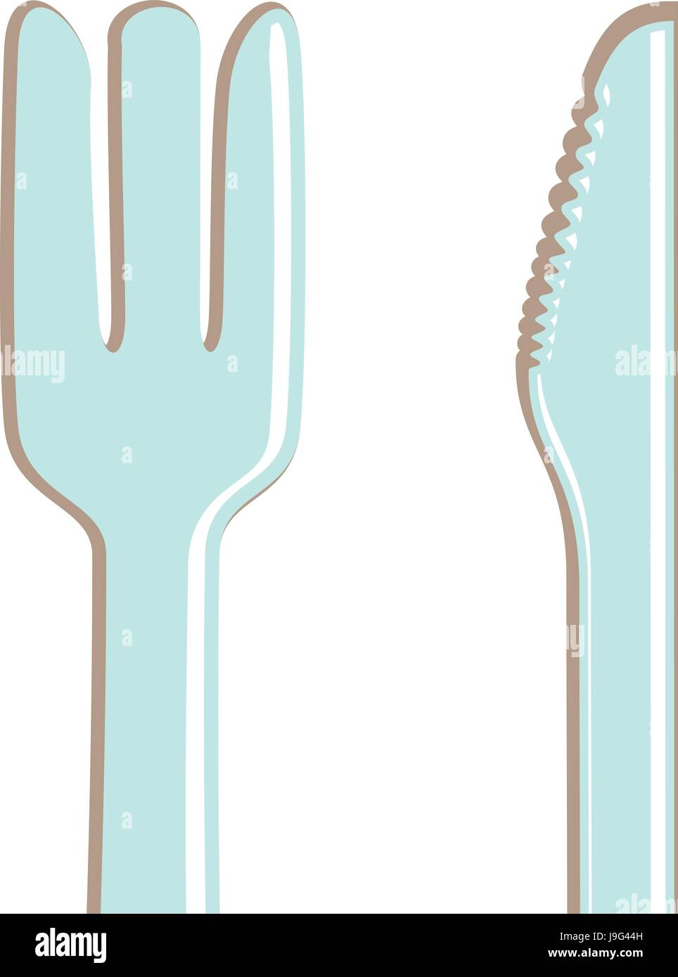 Cutlery vector vectors hi-res stock photography and images - Alamy