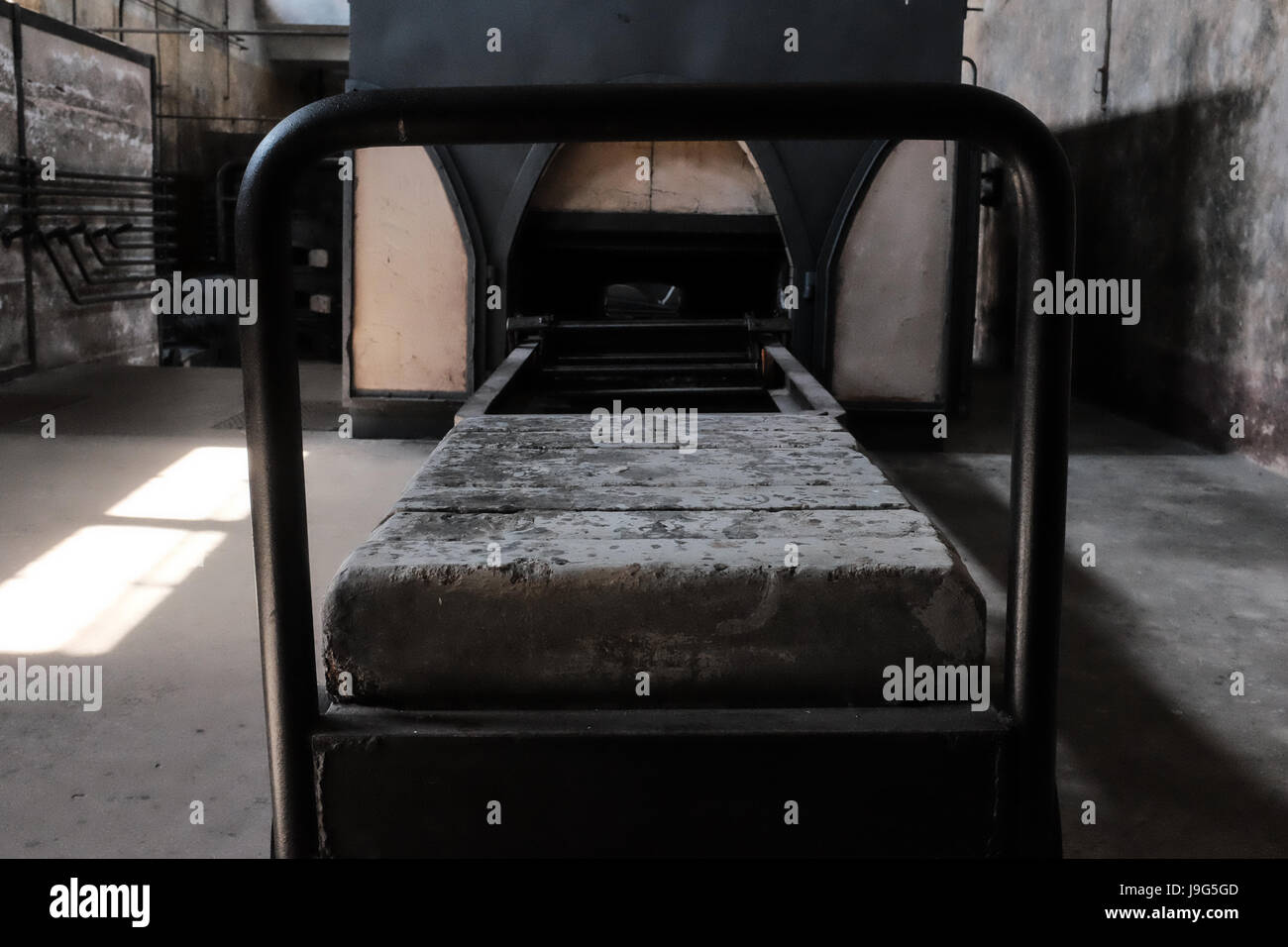 The Terezin crematorium served for cremation of thousands of bodies of ...