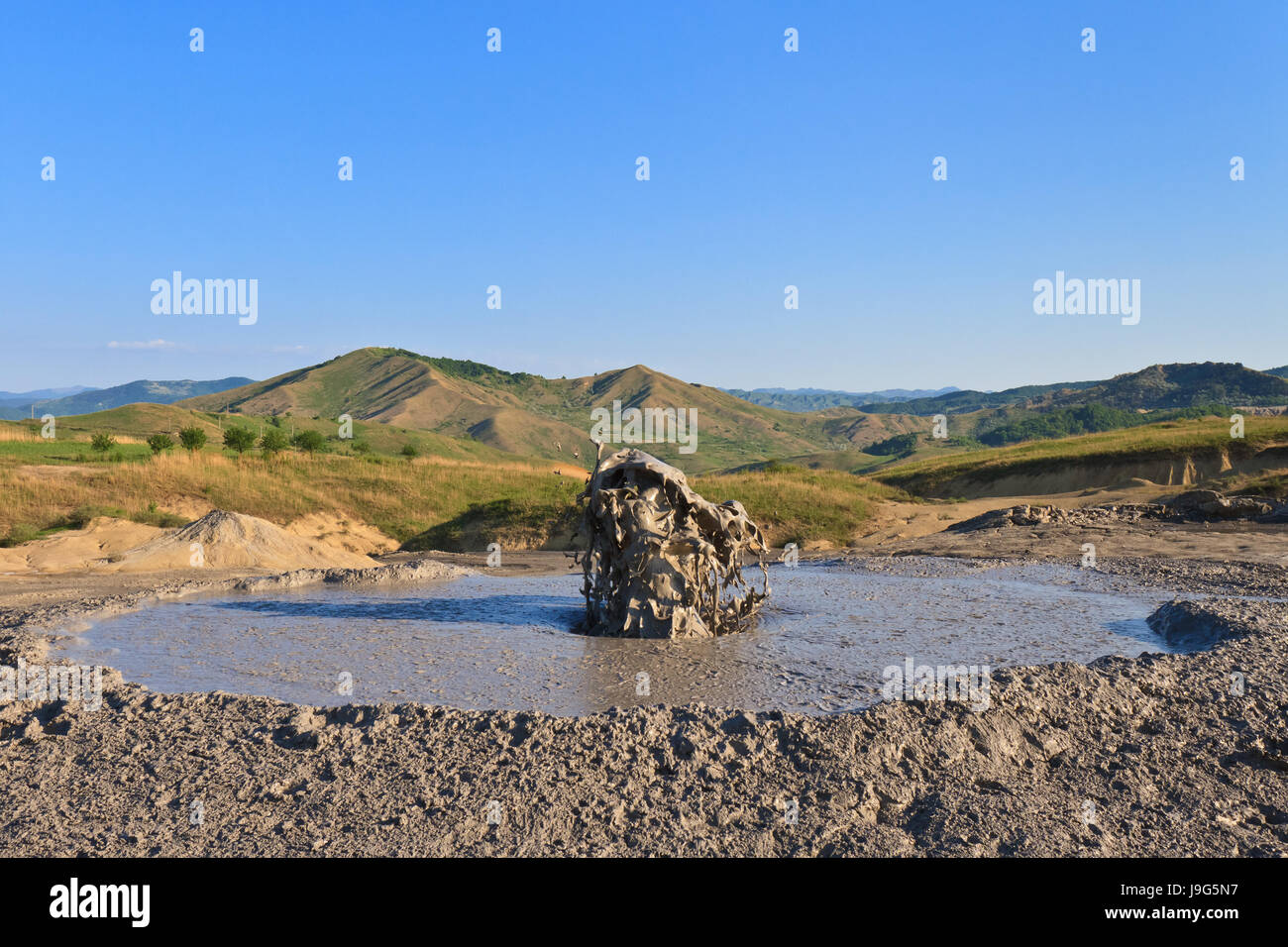 hot, mud, land, eruption, globe, planet, earth, world, landscape ...