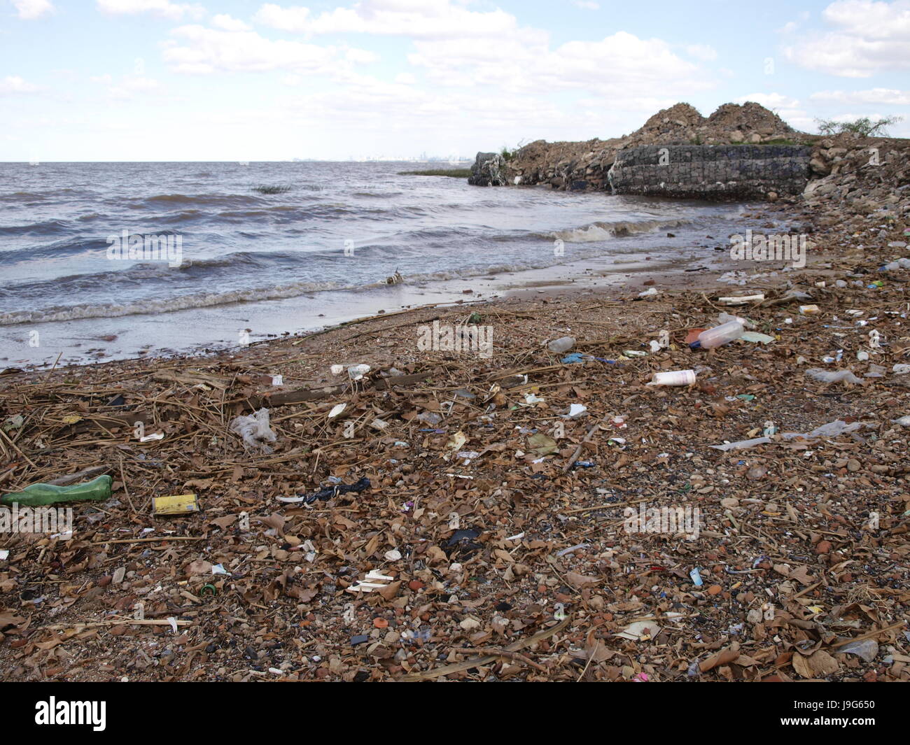 beach, seaside, the beach, seashore, dirt, soils, pollution, mull ...