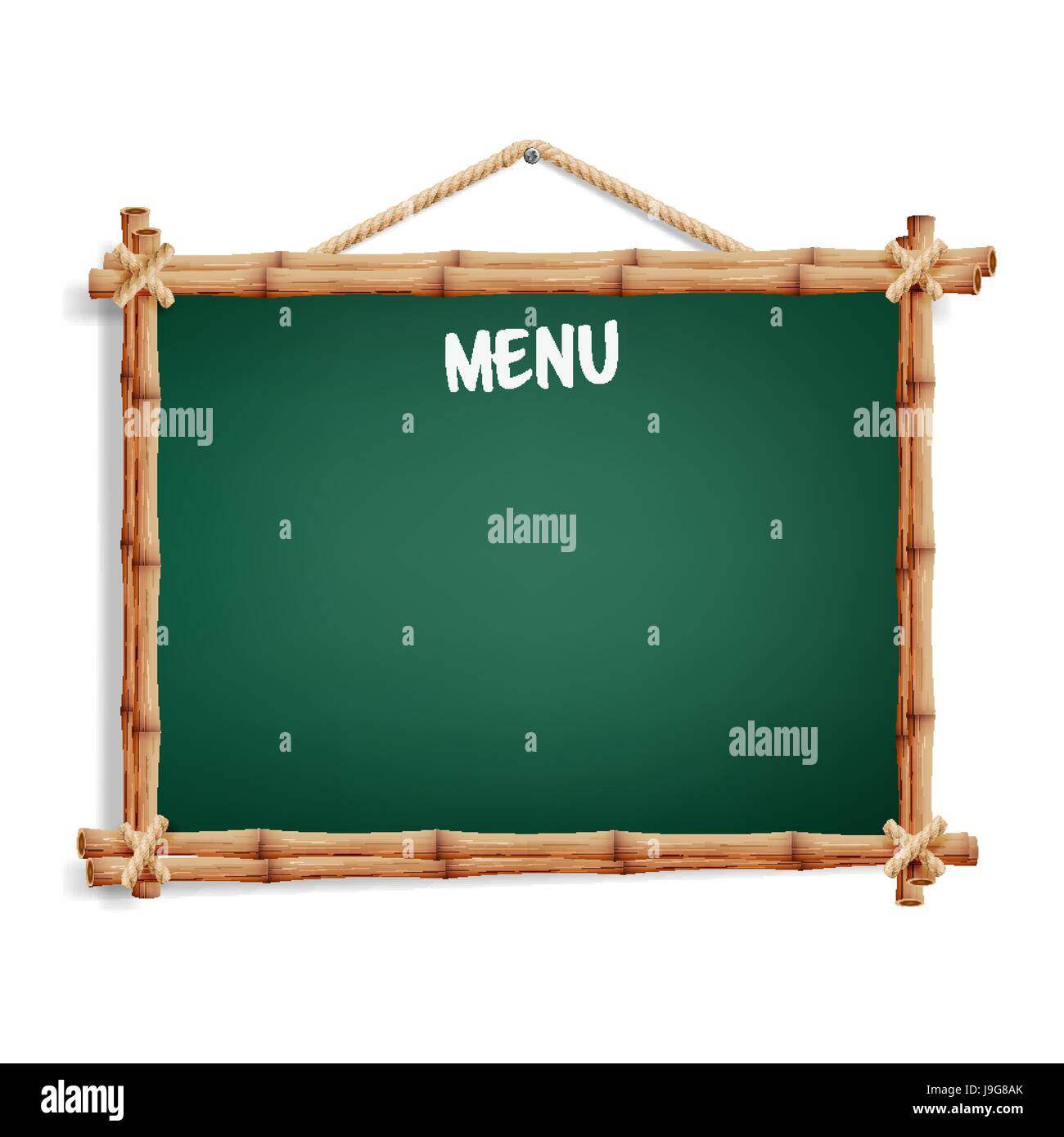 Chalk blackboard writing menu cafe Stock Vector Images - Alamy