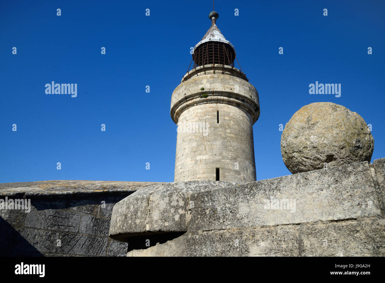 Lighthouse atop the Medieval Tower of Constance (1242-54) Part of the ...