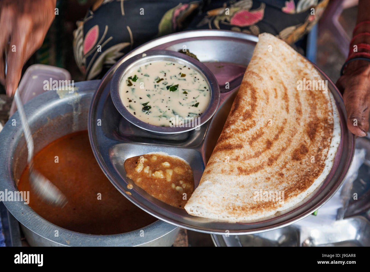 Indian crepes hi-res stock photography and images - Alamy