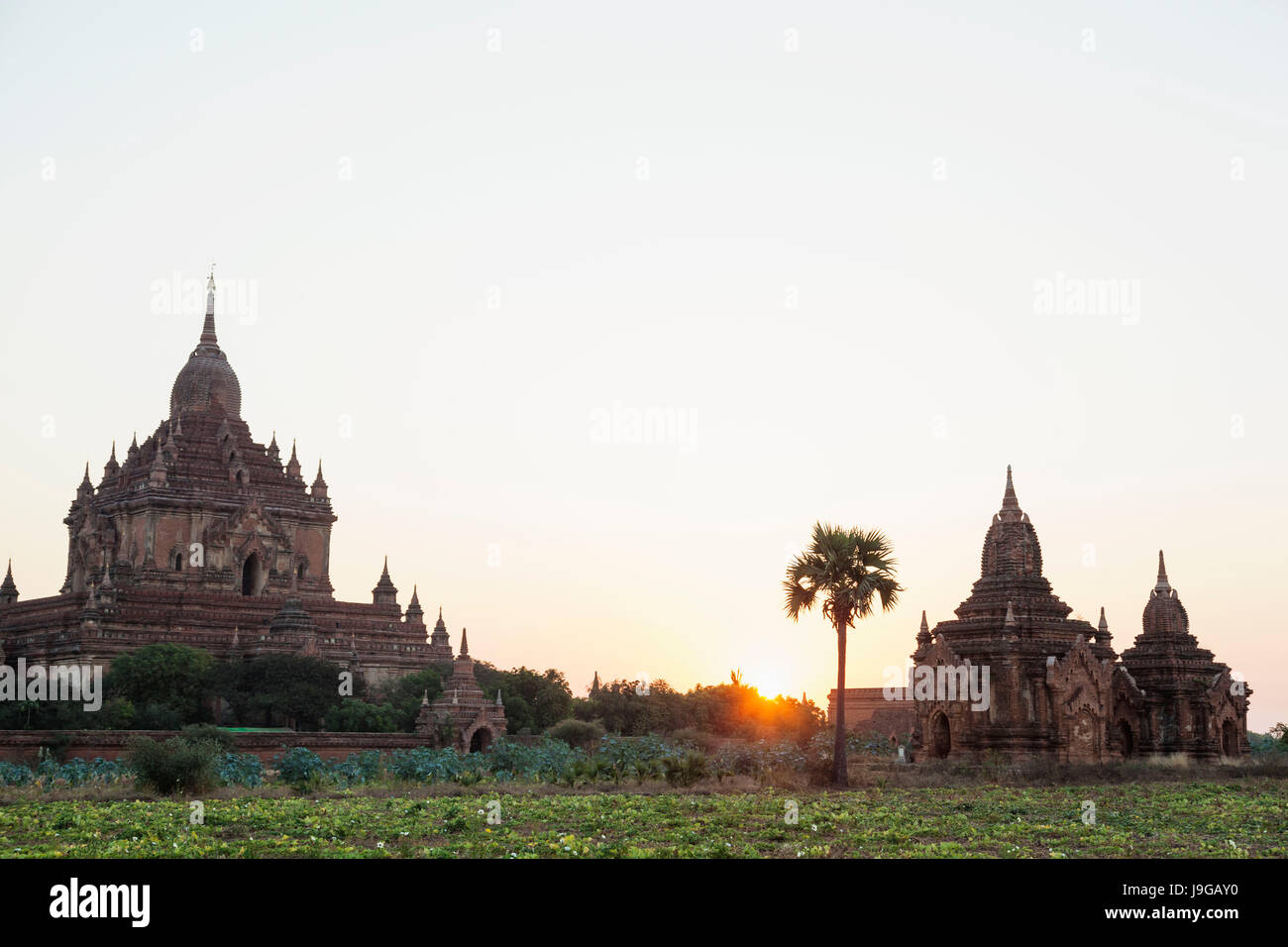Myanmar, Bagan, Htilominlo Temple at Dawn Stock Photo - Alamy