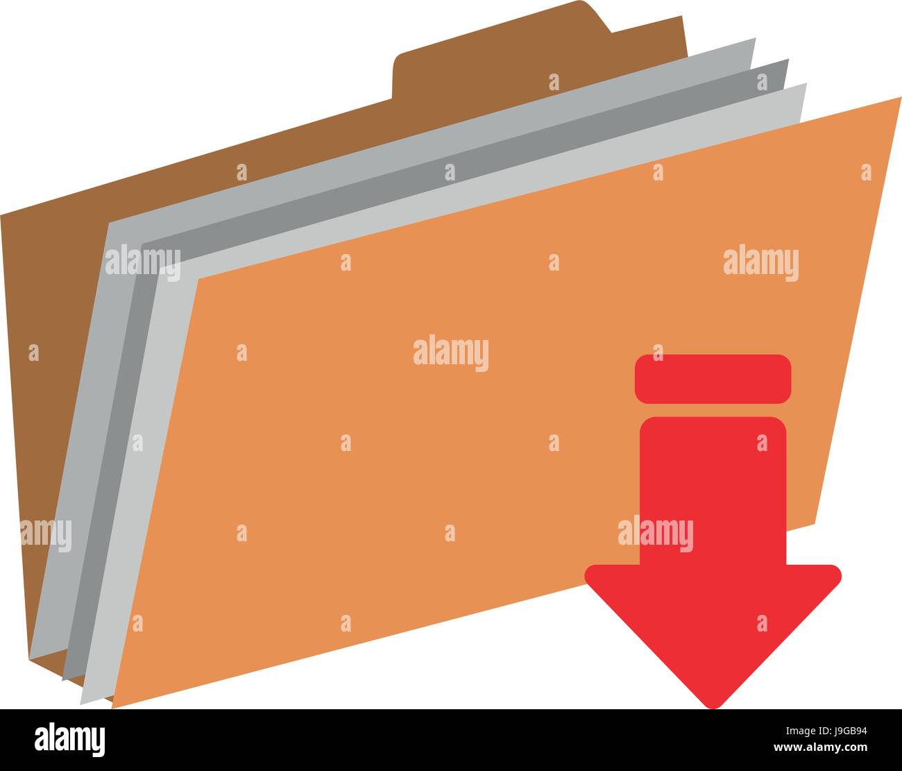 file folder icon image Stock Vector Image & Art - Alamy