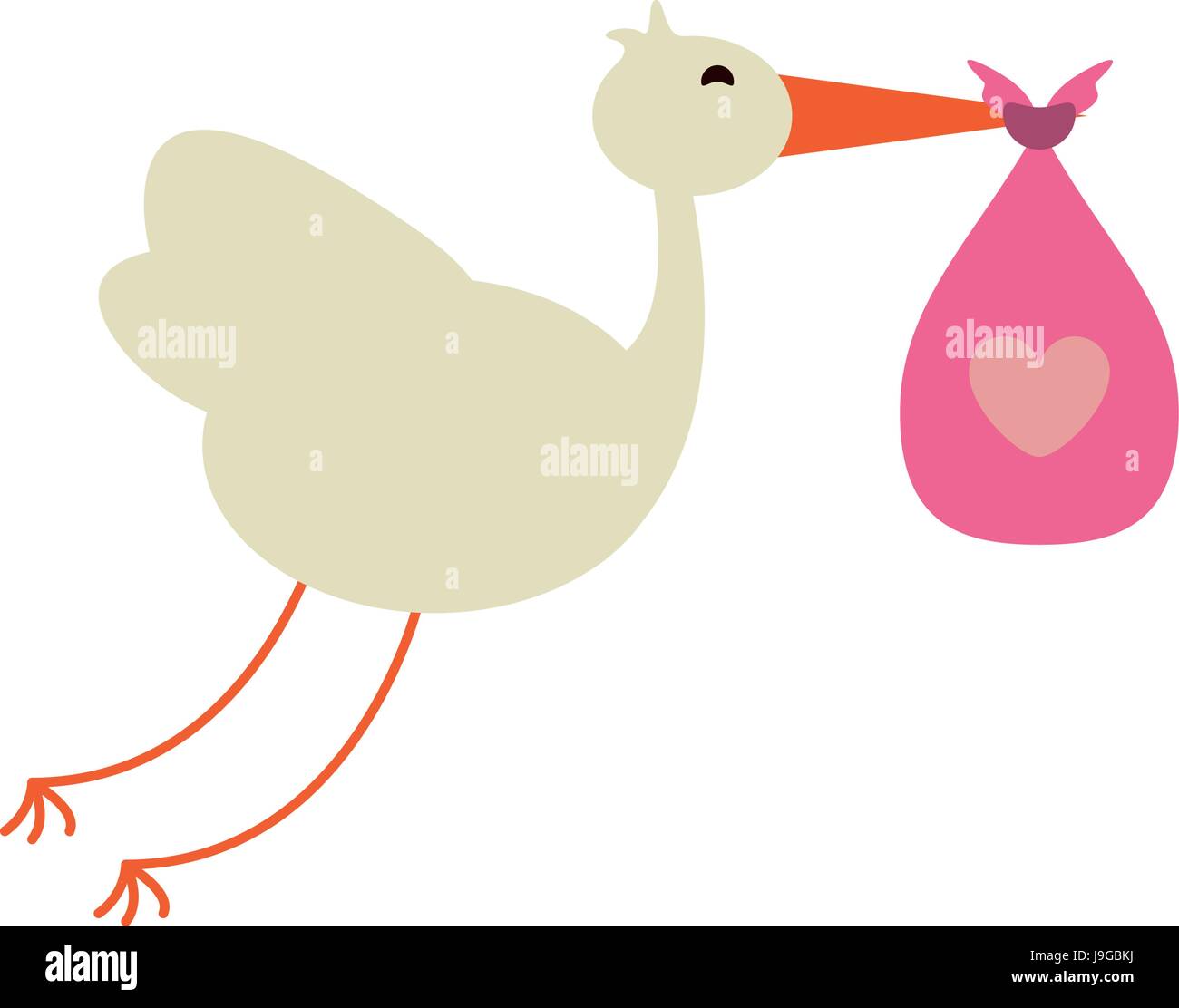 Newborn baby girl holding Stock Vector Images - Alamy