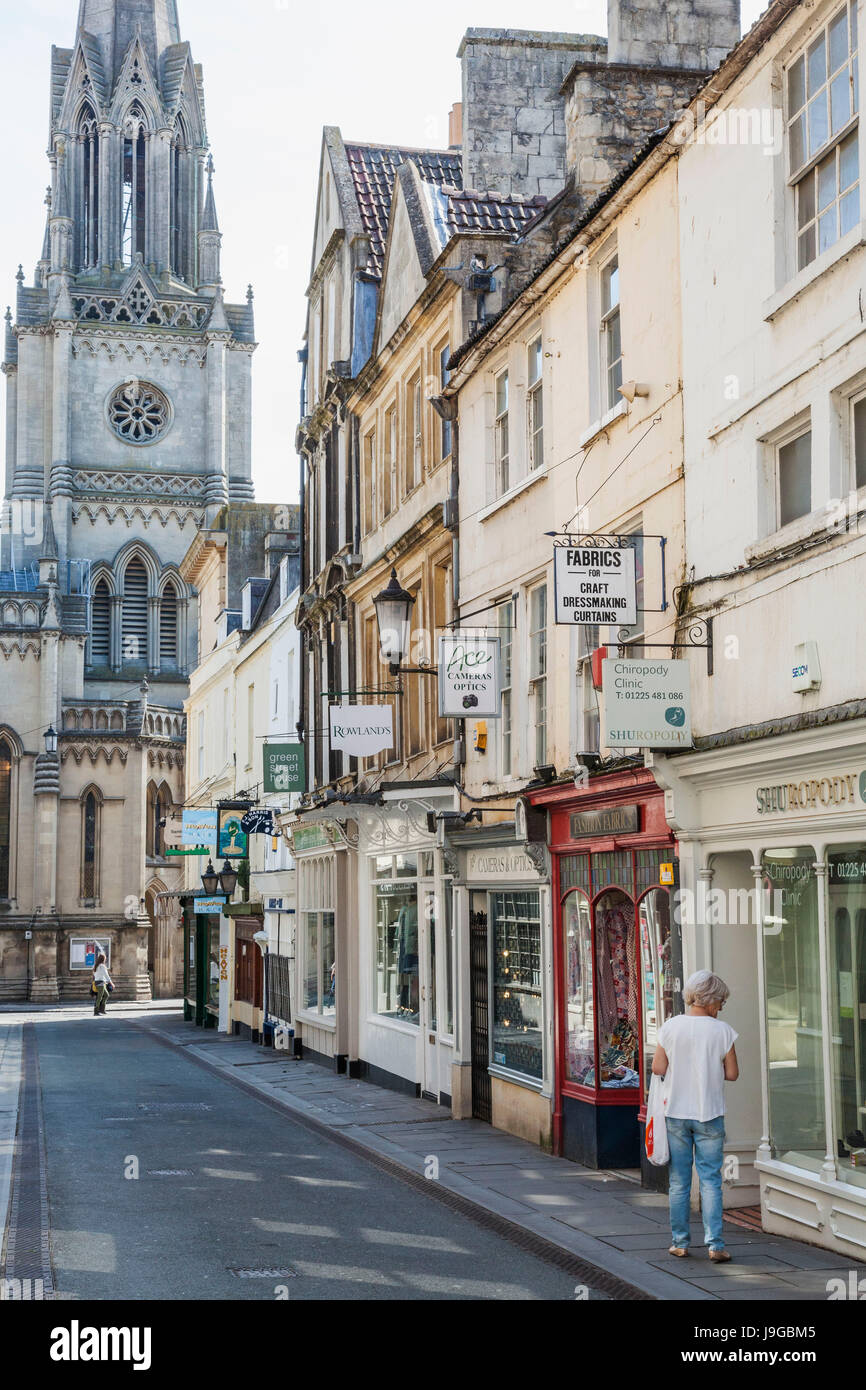England, Somerset, Bath, Green Street Stock Photo - Alamy