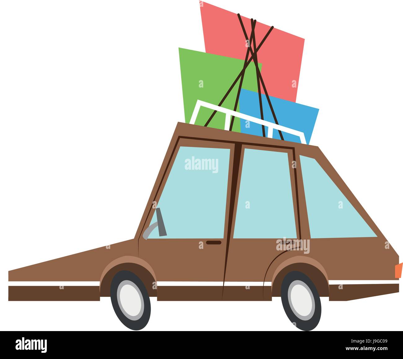 car sideview cartoon icon image Stock Vector Image & Art - Alamy
