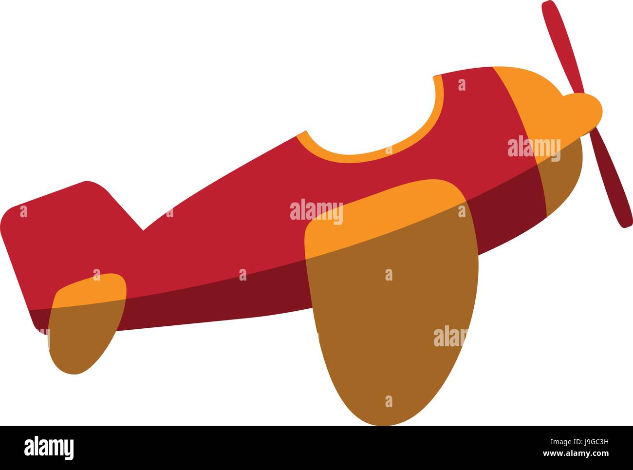 Open cockpit airplane Stock Vector Images - Alamy