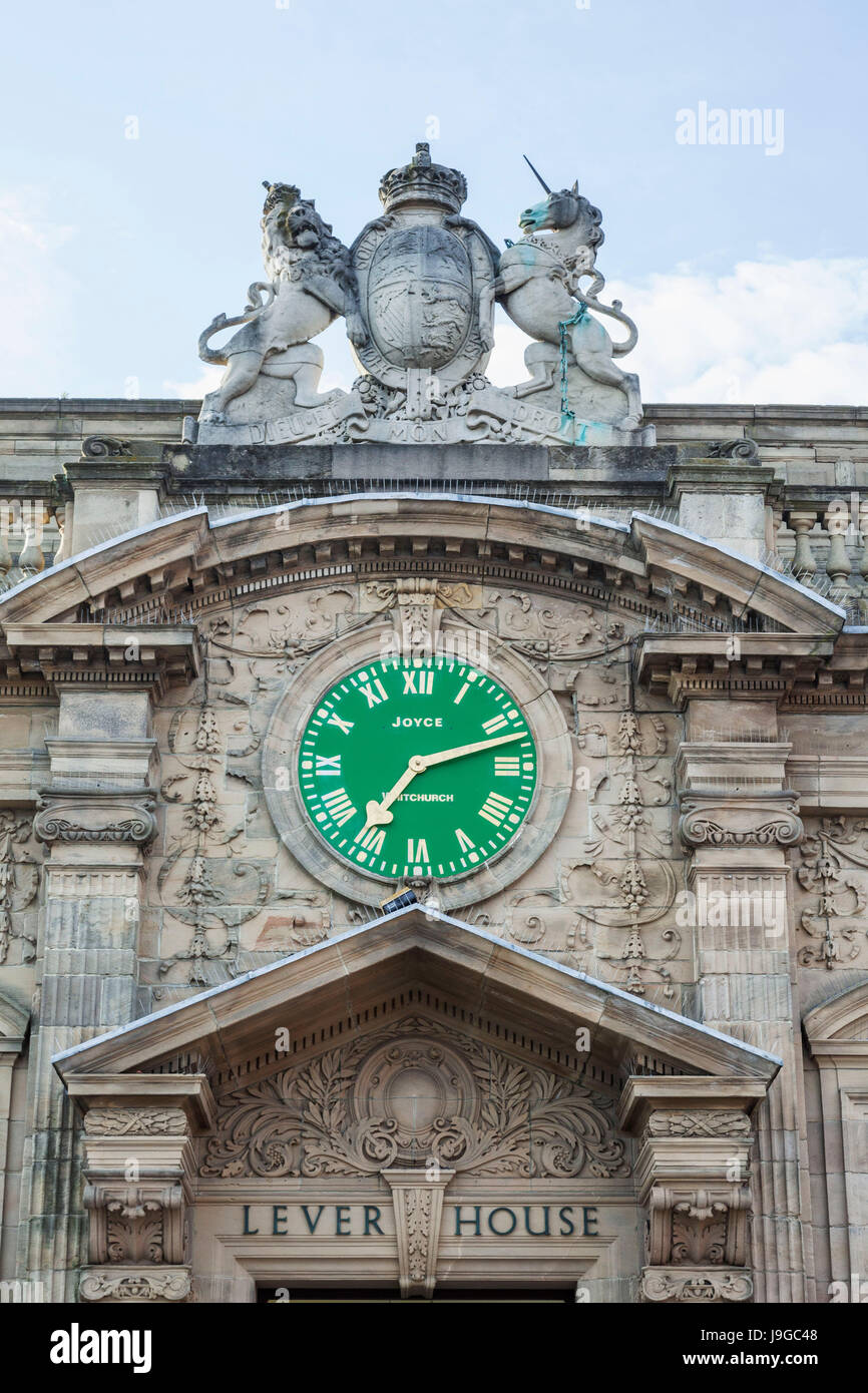 England, Merseyside, Wirral, Port Sunlight, Lever House, Entrance ...