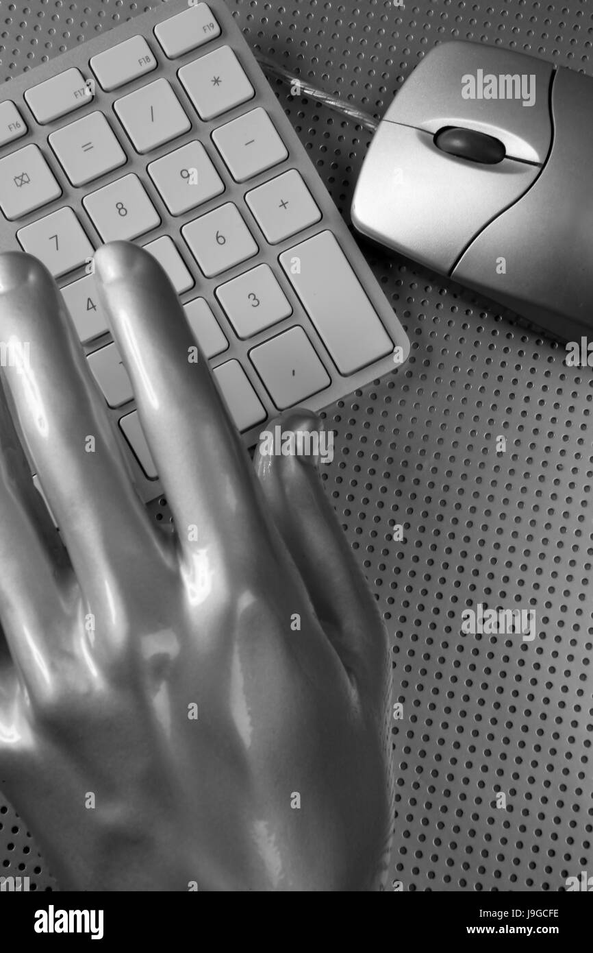 close, office, laptop, notebook, computers, computer, type, hand ...