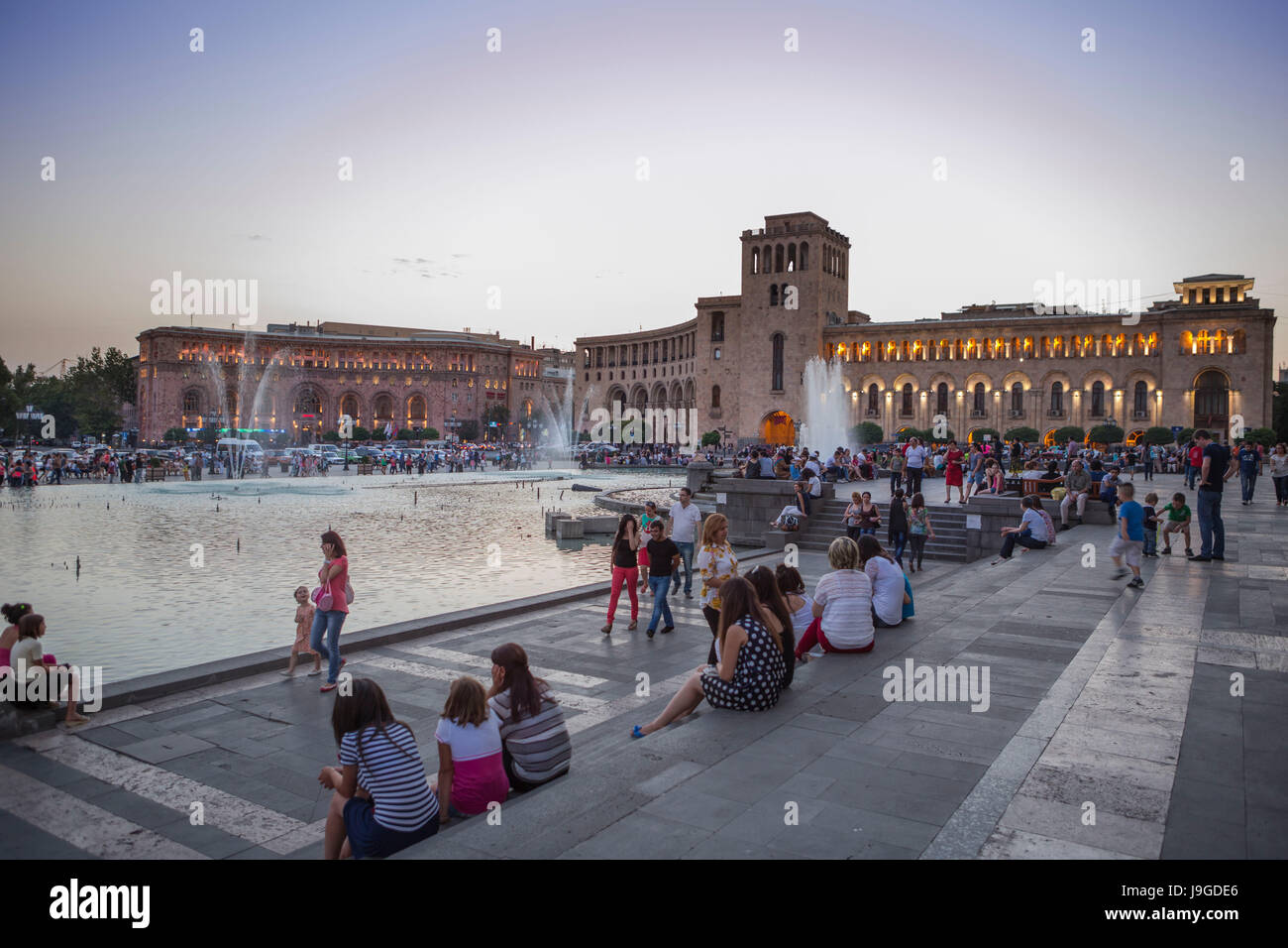 Armenia, Yerevan City, Republic Square Stock Photo - Alamy