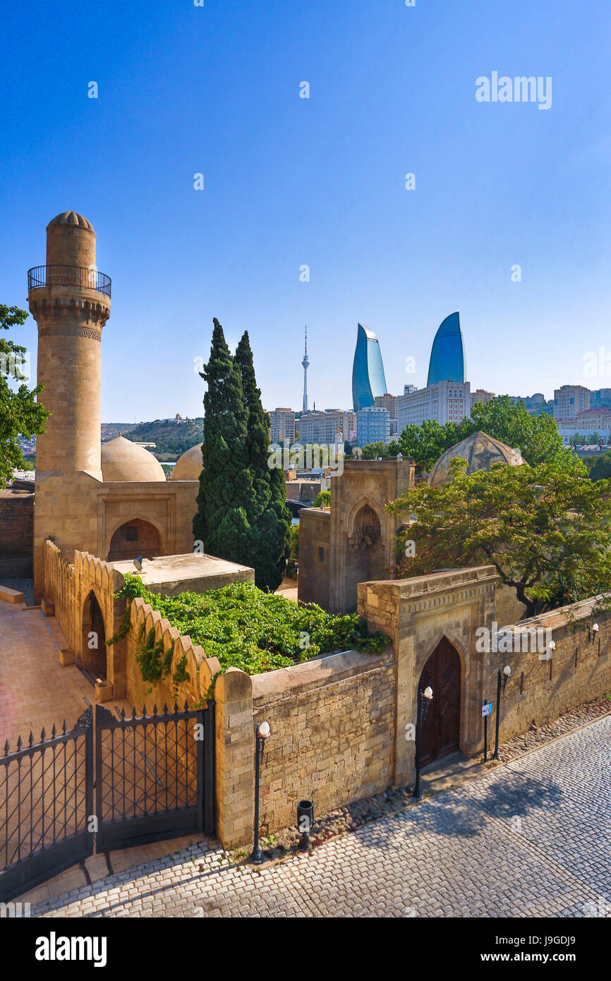 Azerbaijan, Baku City, Old Baku City, UNESCO World Heritage Site ...