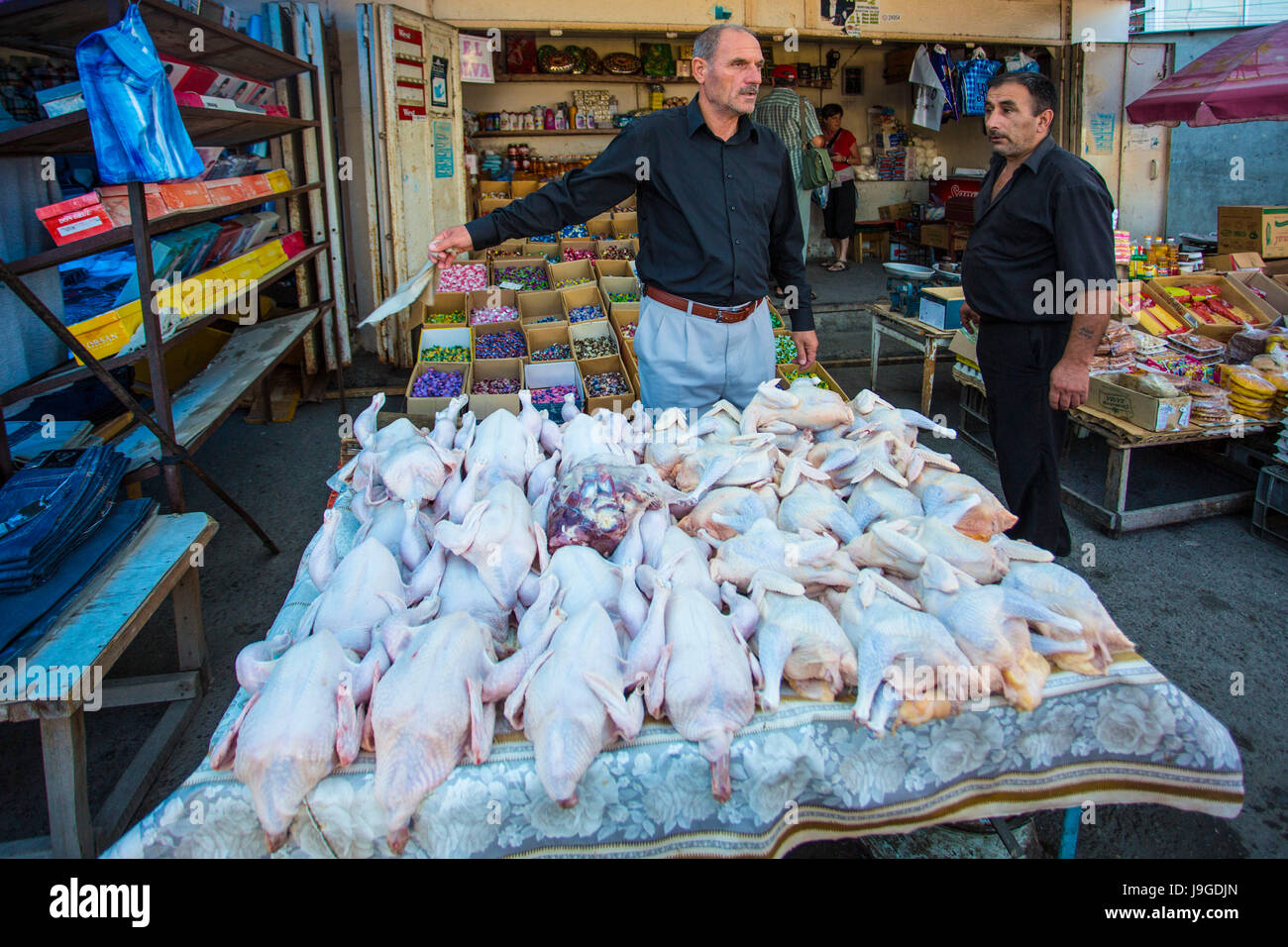 Azerbaijan, Qakh City, Local Market Stock Photo - Alamy