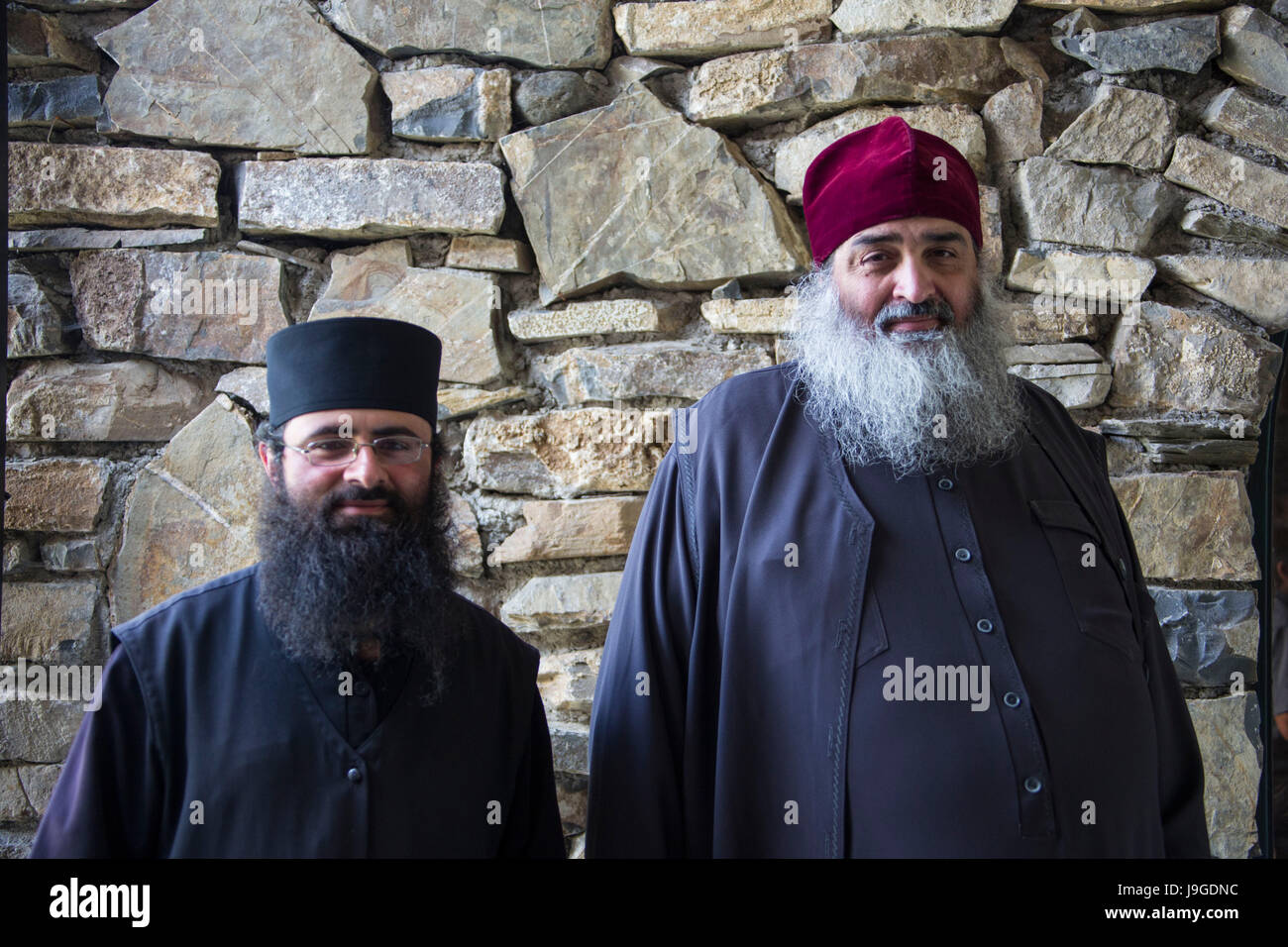 Georgia, Kaheti Region, Gremi Complex, Monks Stock Photo - Alamy