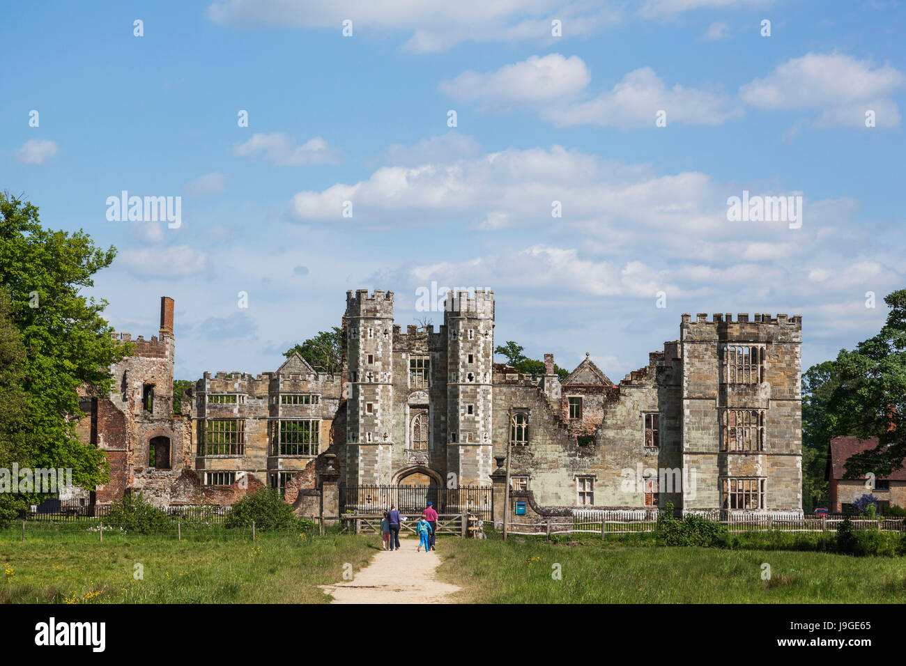 England, West Sussex, Midhurst, Cowdray Castle Stock Photo - Alamy