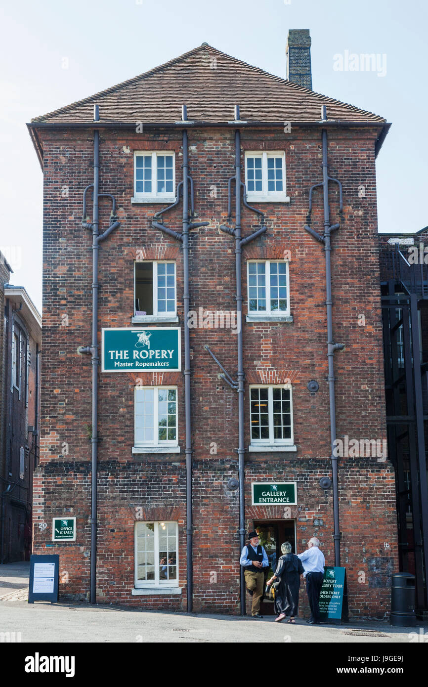 England, Kent, Rochester, Chatham, Chatham Historic Dockyard, Entrance ...