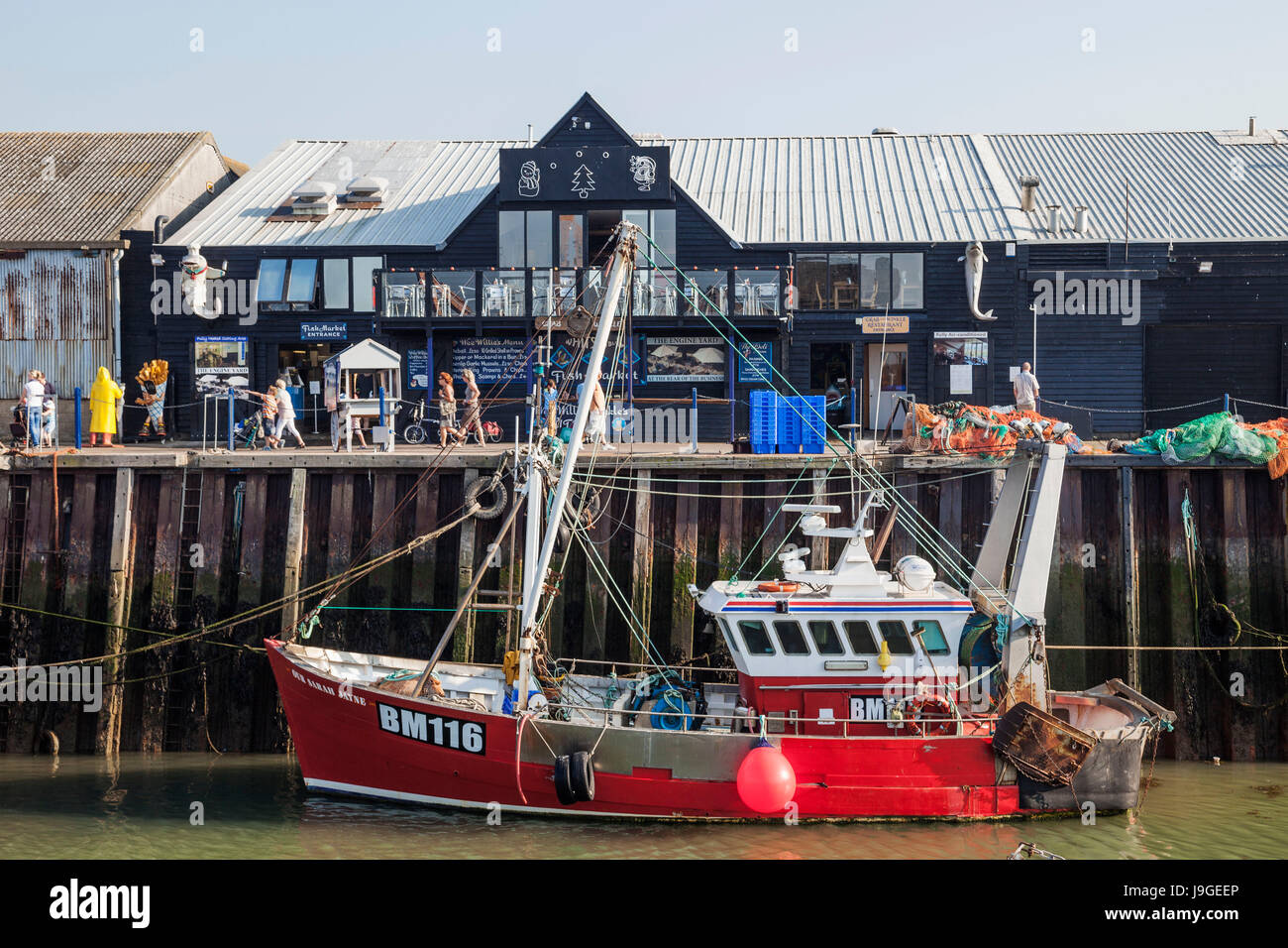 England, Kent, Whitstable, Whitstable Harbour Stock Photo - Alamy
