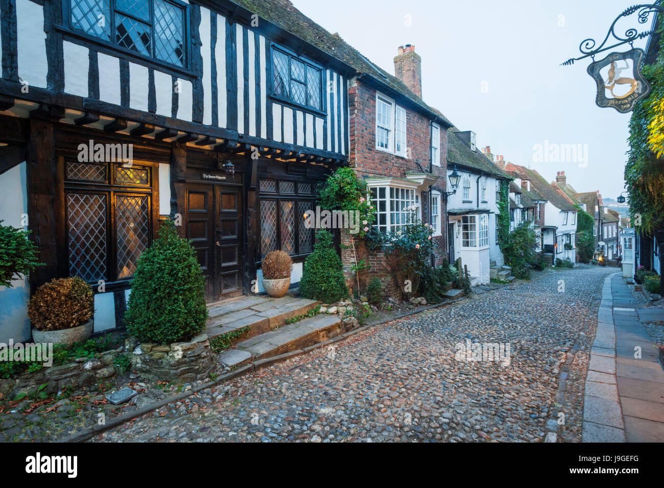 England, East Sussex, Rye, Mermaid Street Stock Photo - Alamy