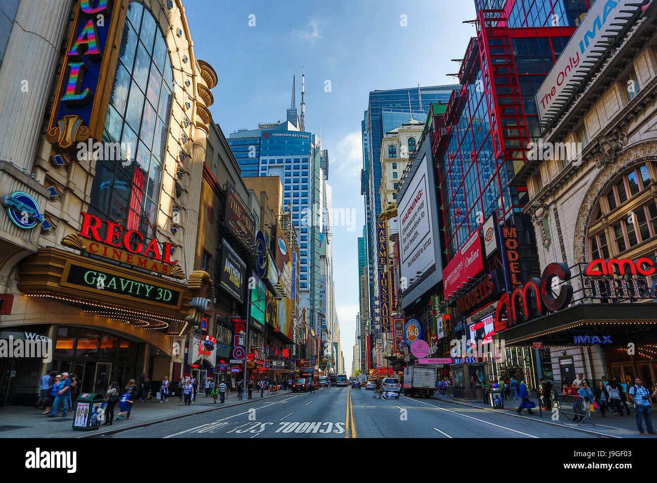 USA, New York City, Manhattan, Times Square Stock Photo - Alamy