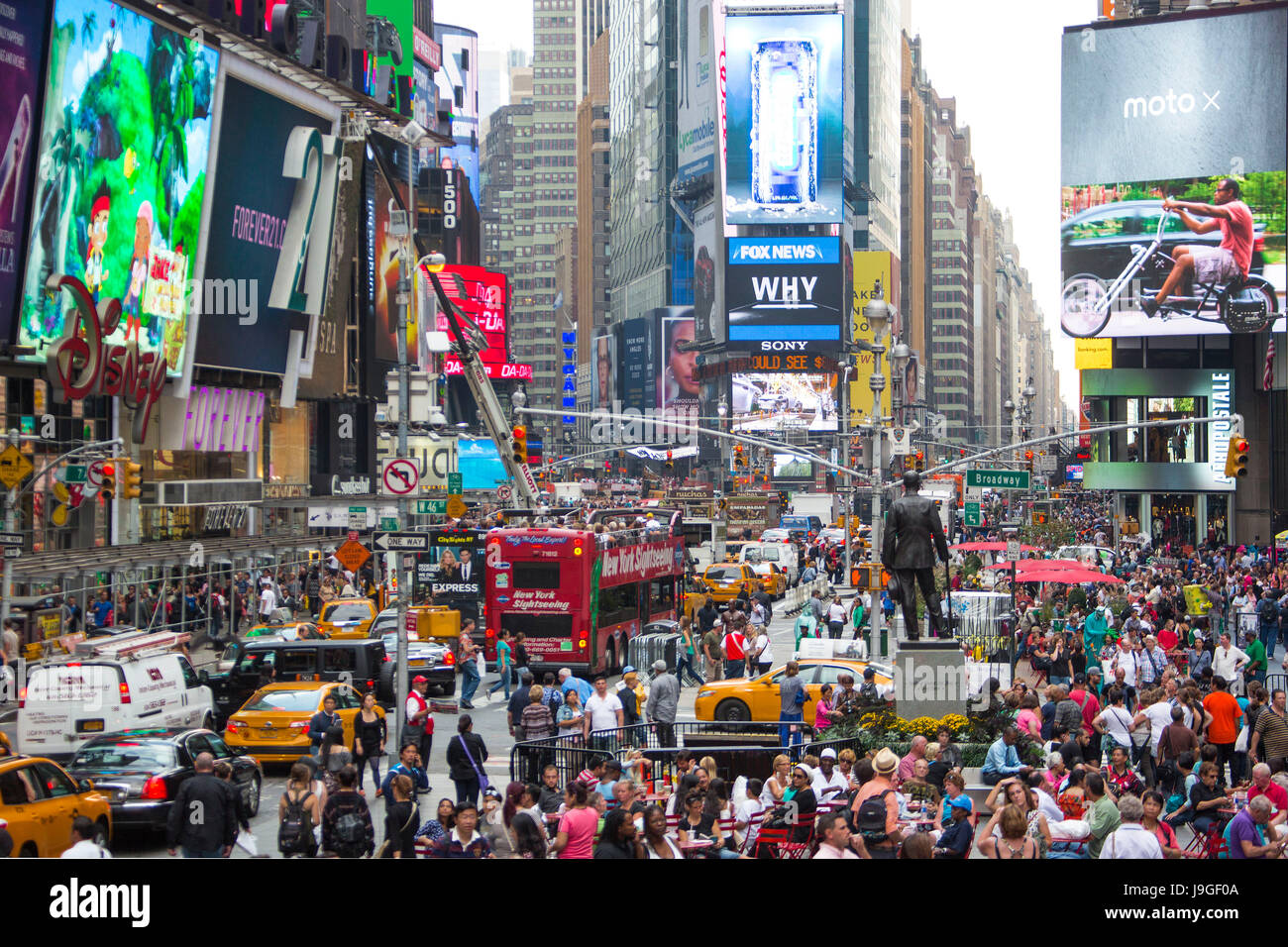 USA, New York City, Manhattan, Times Square Stock Photo - Alamy
