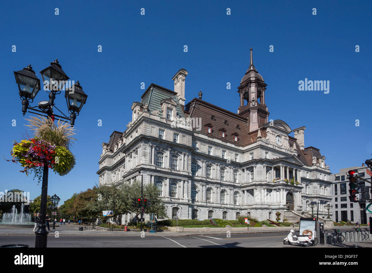 Canada, Quebec Province, Montreal City, City Hall Building Stock Photo ...