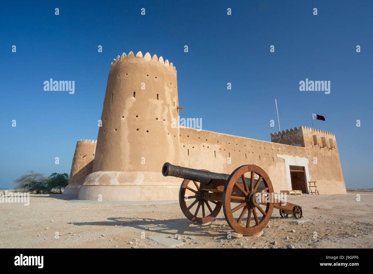 Qatar, Al Zubarah Fort, (World Heritage Stock Photo - Alamy