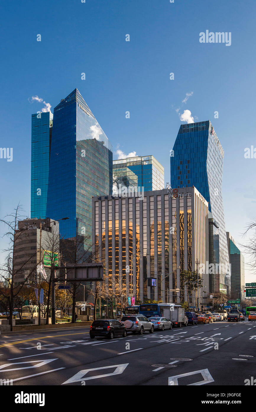 Korea, Seoul City, Euljiro Avenue Stock Photo - Alamy