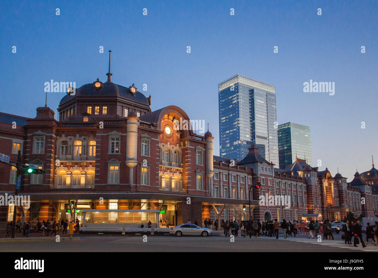 Japan, Tokyo City, The renewed Tokyo Station Stock Photo - Alamy