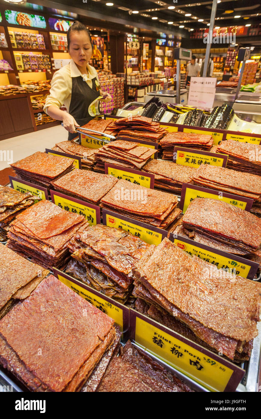 Asia china macau macao meat hi-res stock photography and images - Alamy