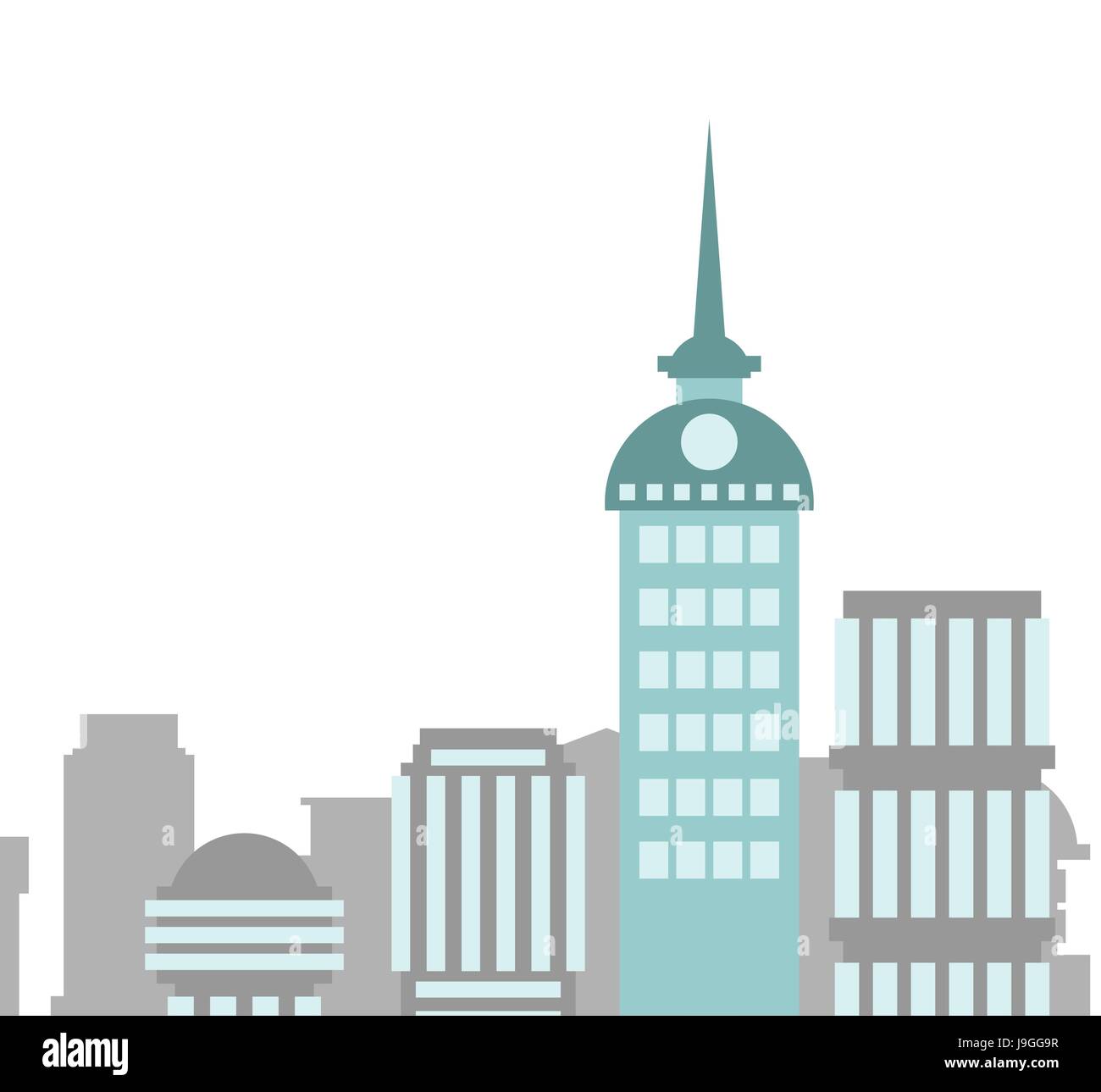 City buildings landscape. Skyscrapers background. Capital backdrop ...