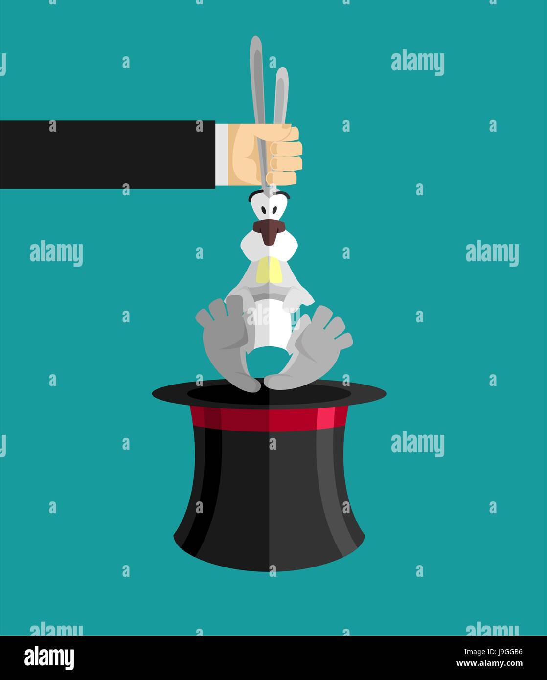 Bizarre bunny Stock Vector Images - Alamy