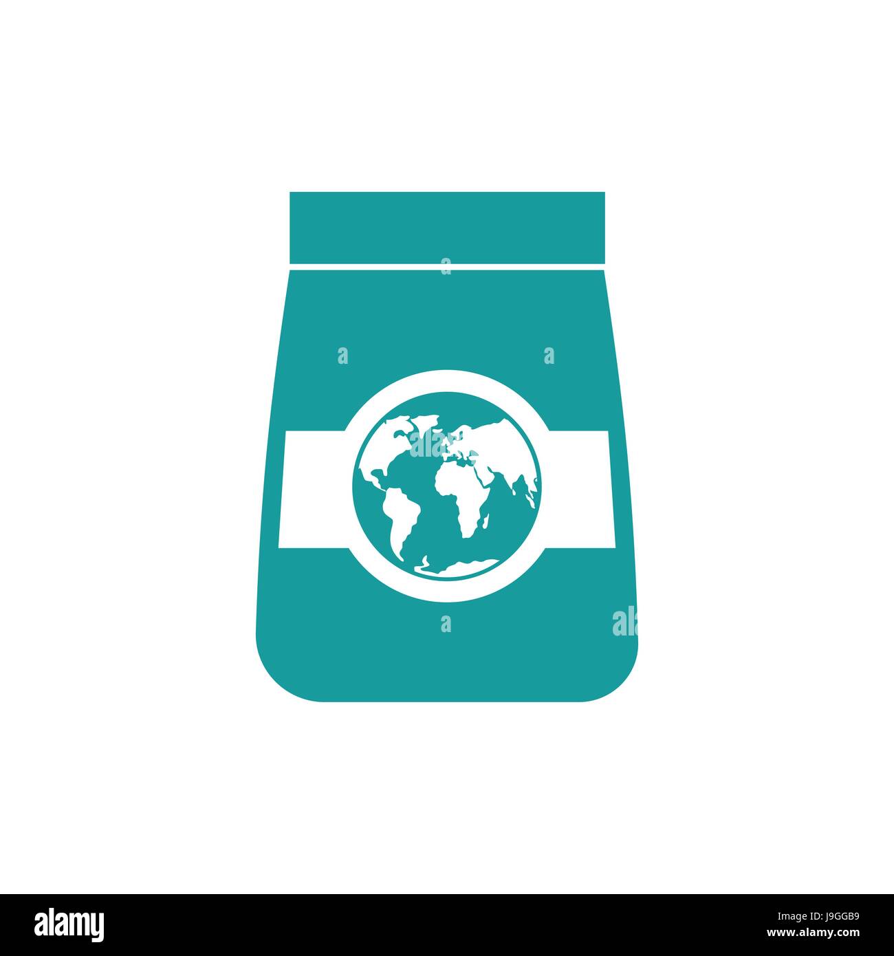 Export goods icon. Packing and Earth. Business finance icon Stock ...