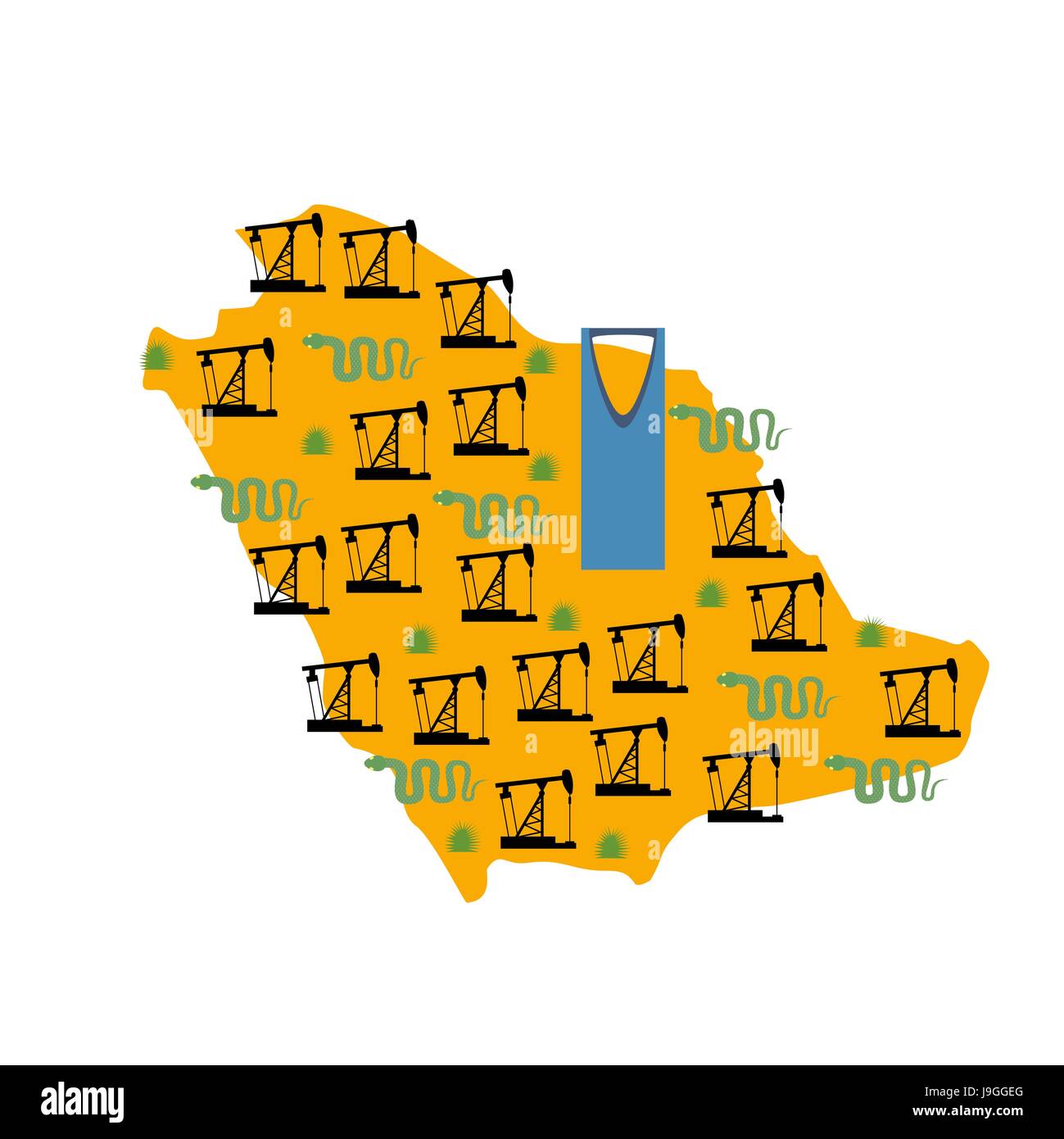 Saudi oil pump Cut Out Stock Images & Pictures - Alamy