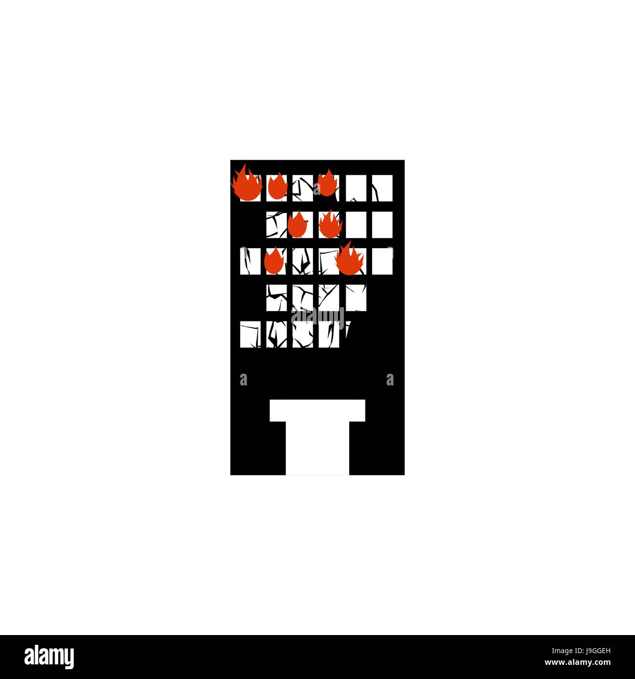 Dangerous roof Stock Vector Images - Alamy