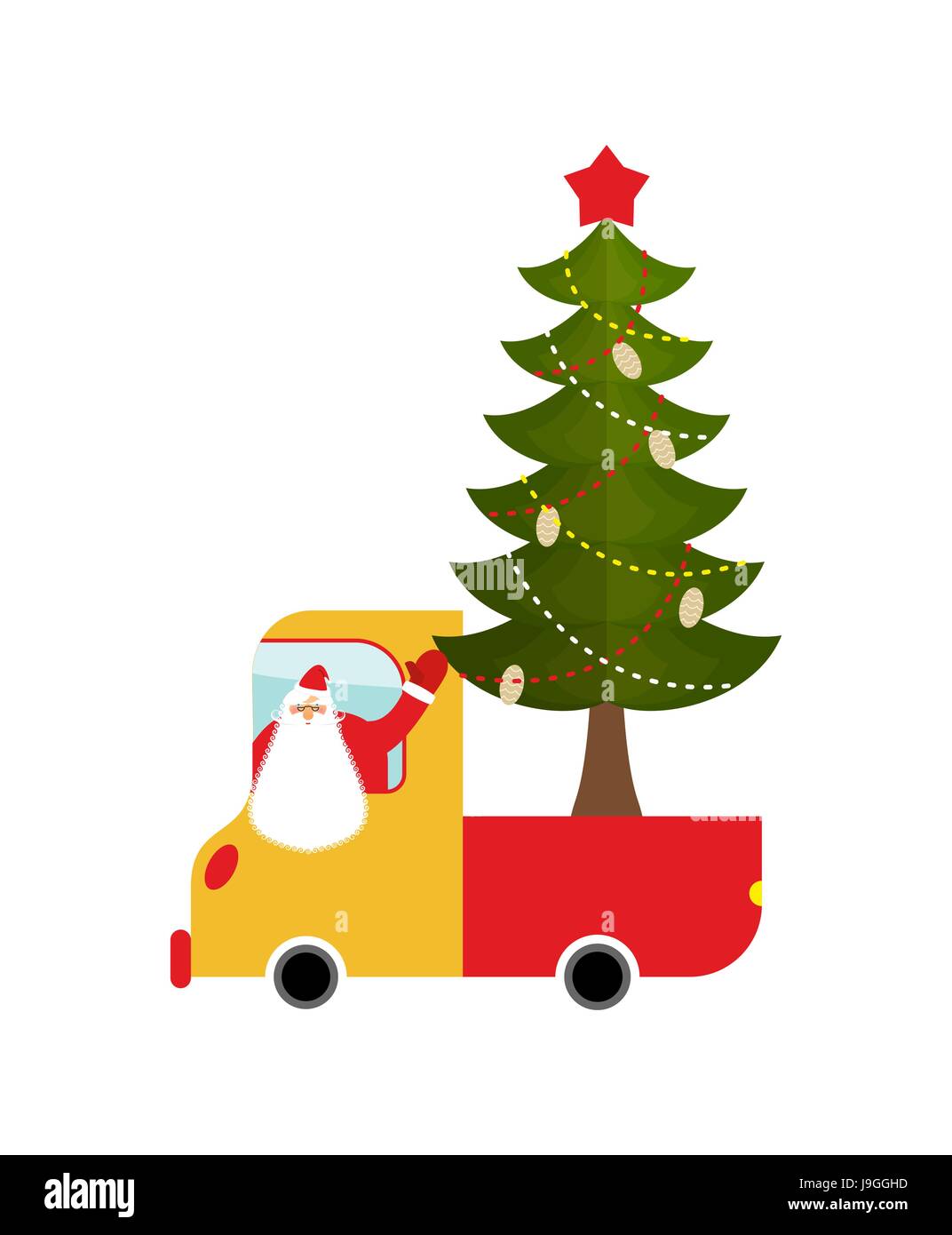 Santa Claus Machine Stock Vector Images - Alamy