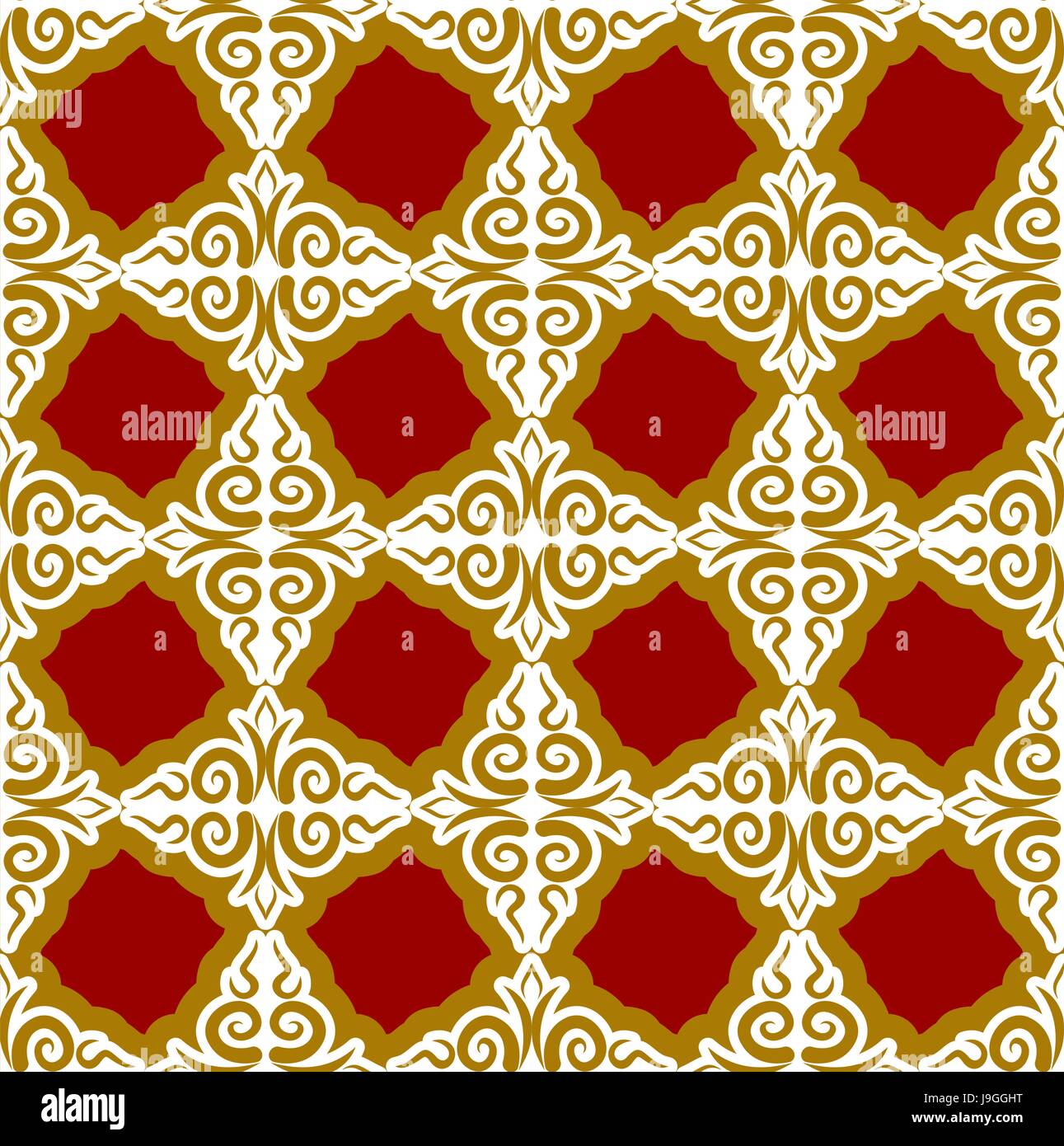 Kazakh pattern. Traditional national background of Kazakhstan. Texture ...
