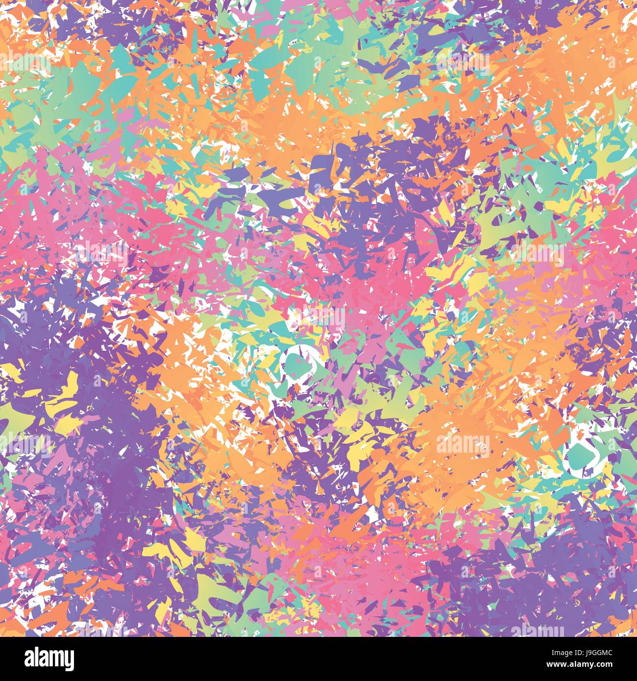 Abstract seamless pattern. Splatter brush background. Color brush trail ...