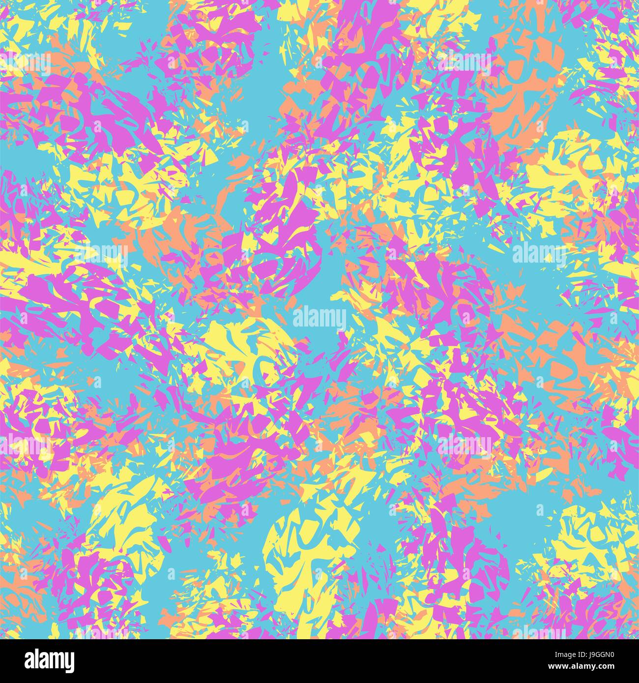 Abstract seamless pattern brushstroke, paint stains Stock Vector Image ...