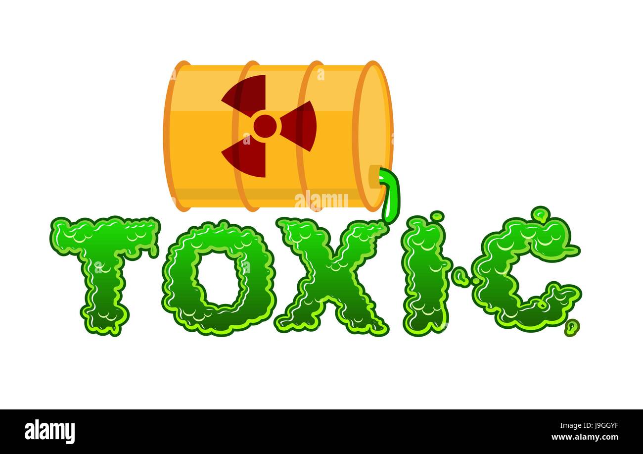 Toxic font hi-res stock photography and images - Alamy