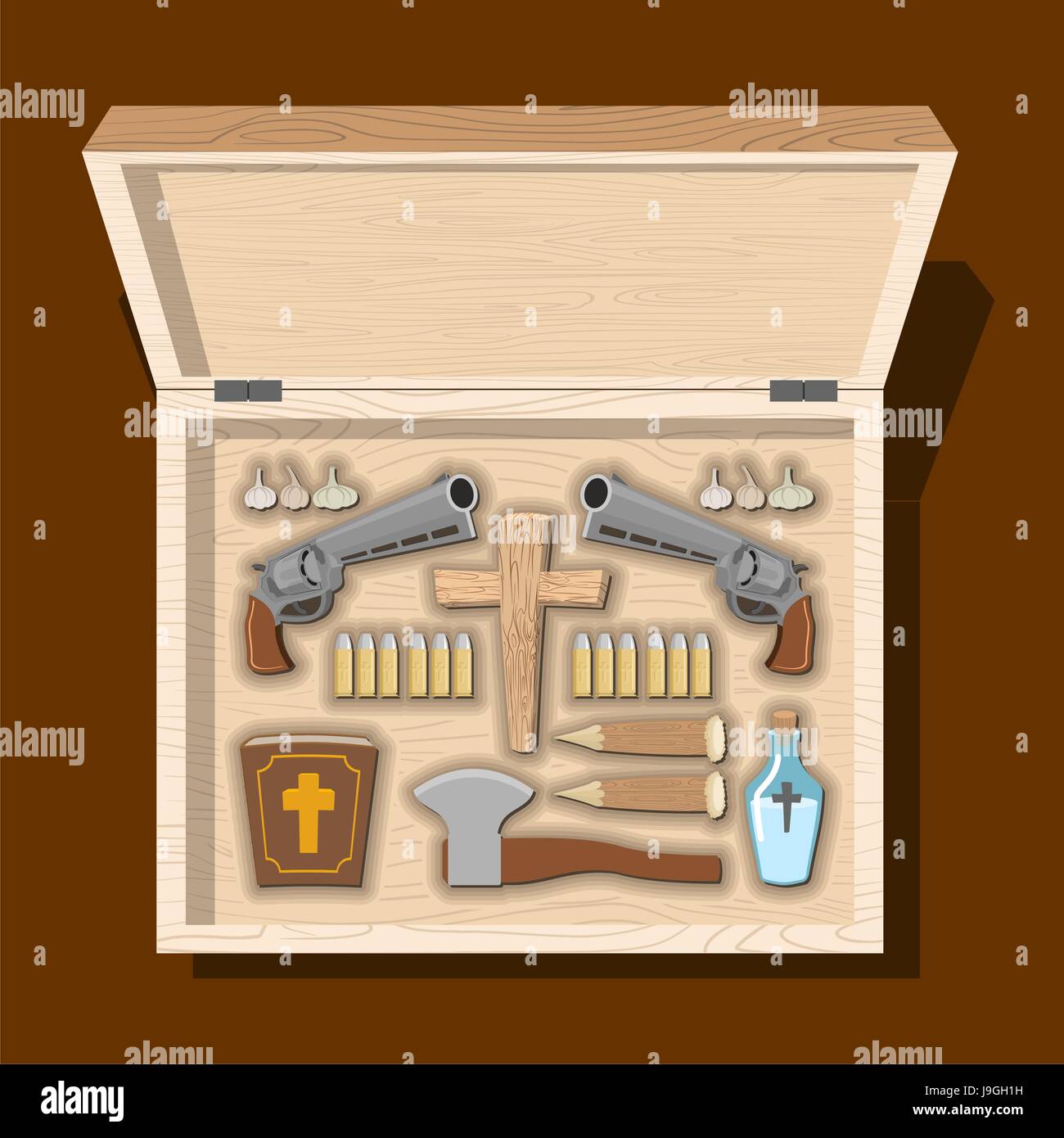 Holy water container Stock Vector Images - Alamy