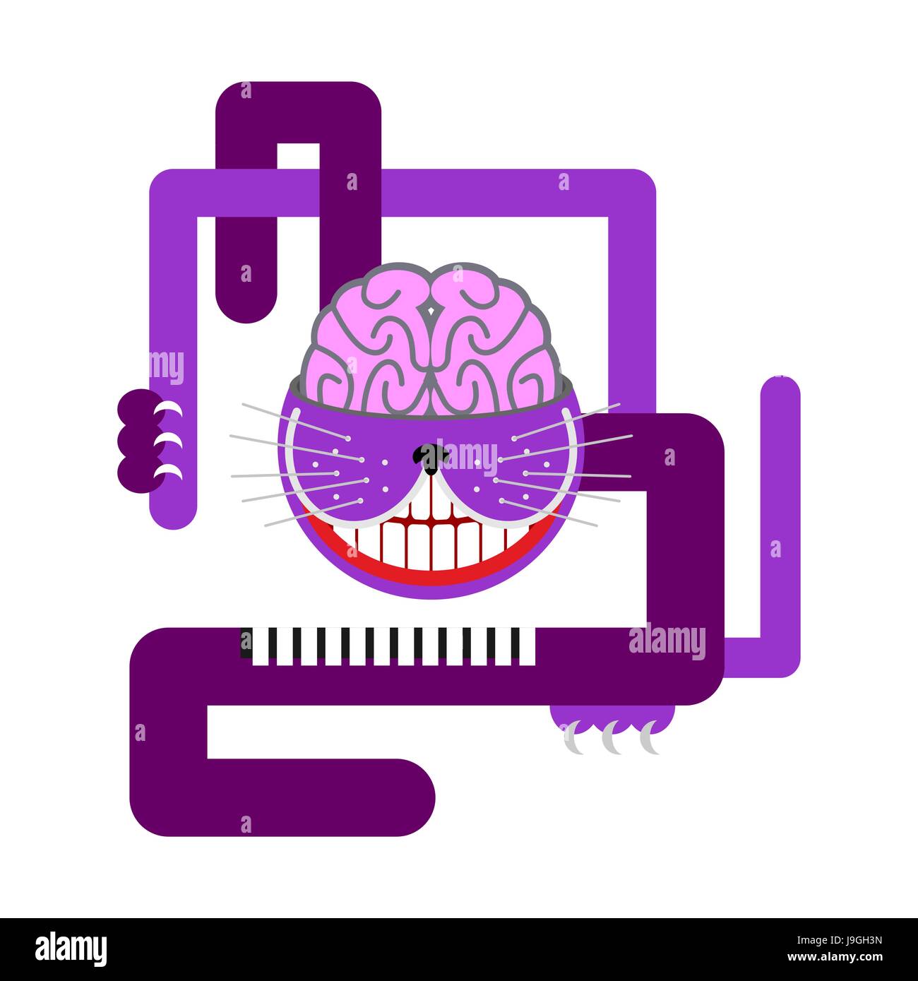 Alice in wonderland Stock Vector Images - Alamy