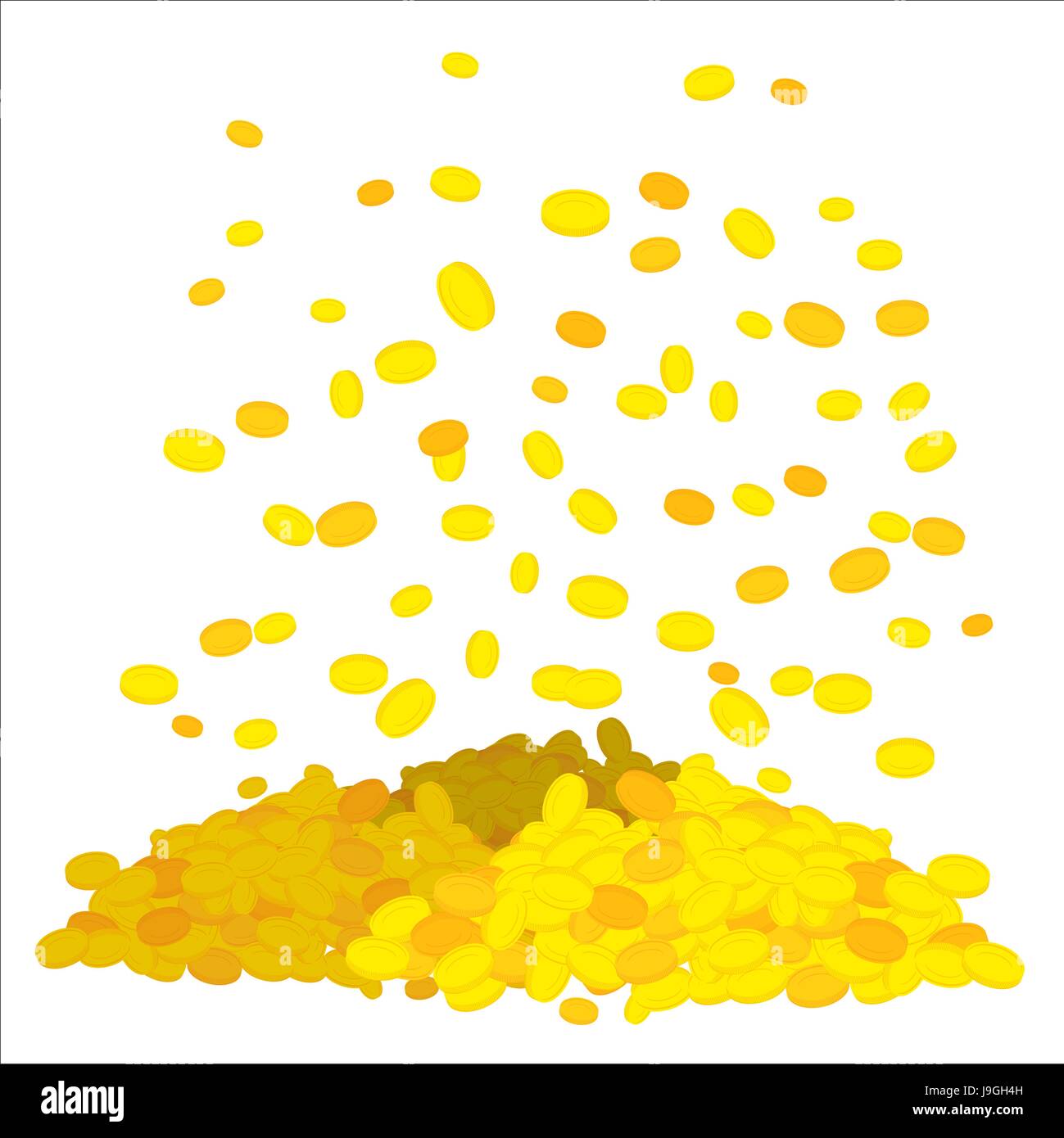 Gold Coins Clipart Falling