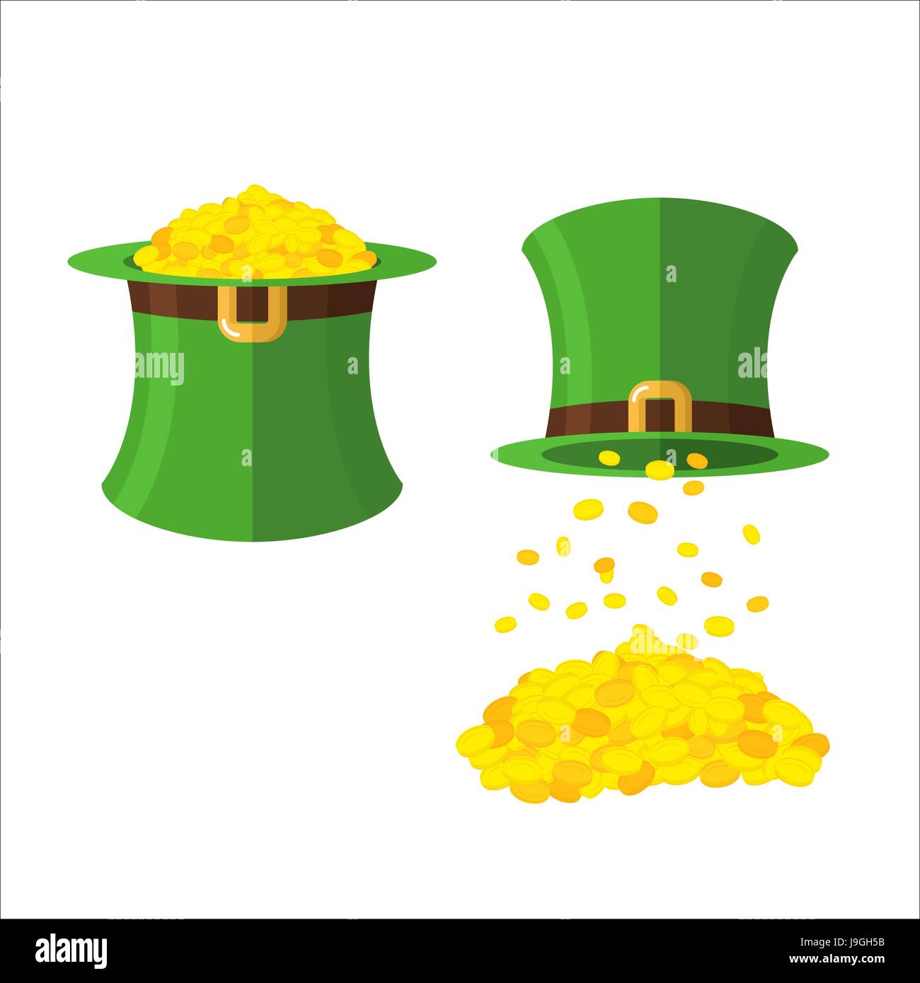 Magical dwarf hat Cut Out Stock Images & Pictures - Alamy