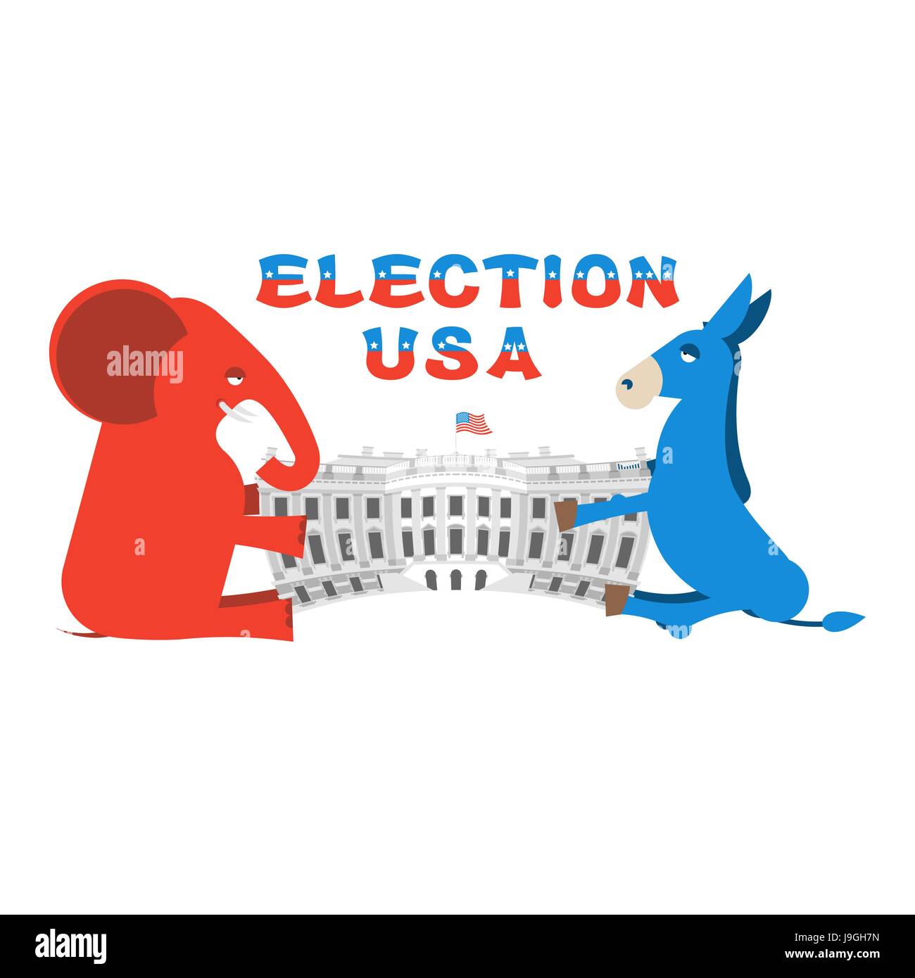 Political divide Stock Vector Images - Alamy